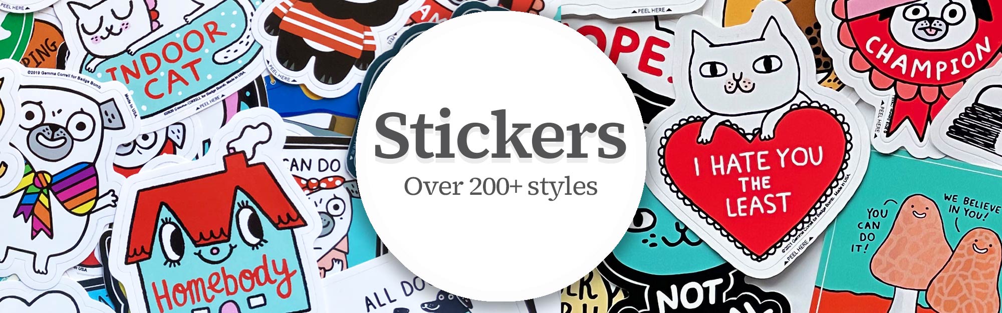 Badge Bomb Gifts: Art Buttons Magnets Patches Pins Stickers Puzzles ...
